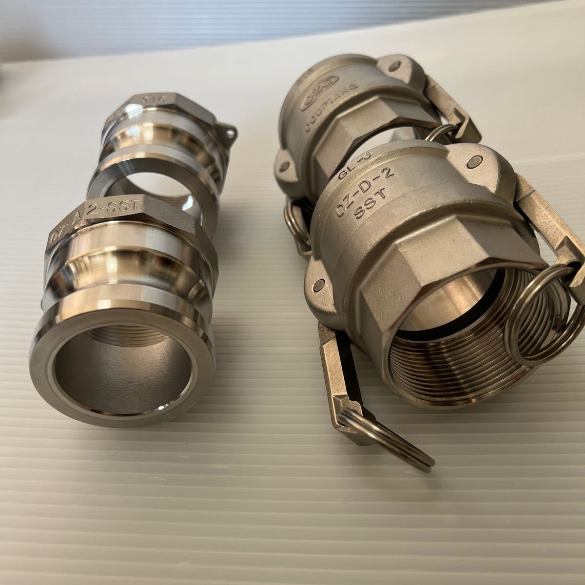 【未使用】小澤物産 ステンレス製 OZCレバーカップリングロック ねじ込みカプラーとアダプター OZ-A OZ-D 50A 2インチ 2個セット SUS316の落札情報詳細 - Yahoo ...