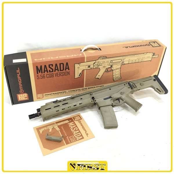 【やや傷や汚れあり】A&K MAGPUL PTS MASADAタイプ 電動ガン TAN 刻印バージョン 東京マルイ M4 SCAR ACR ...