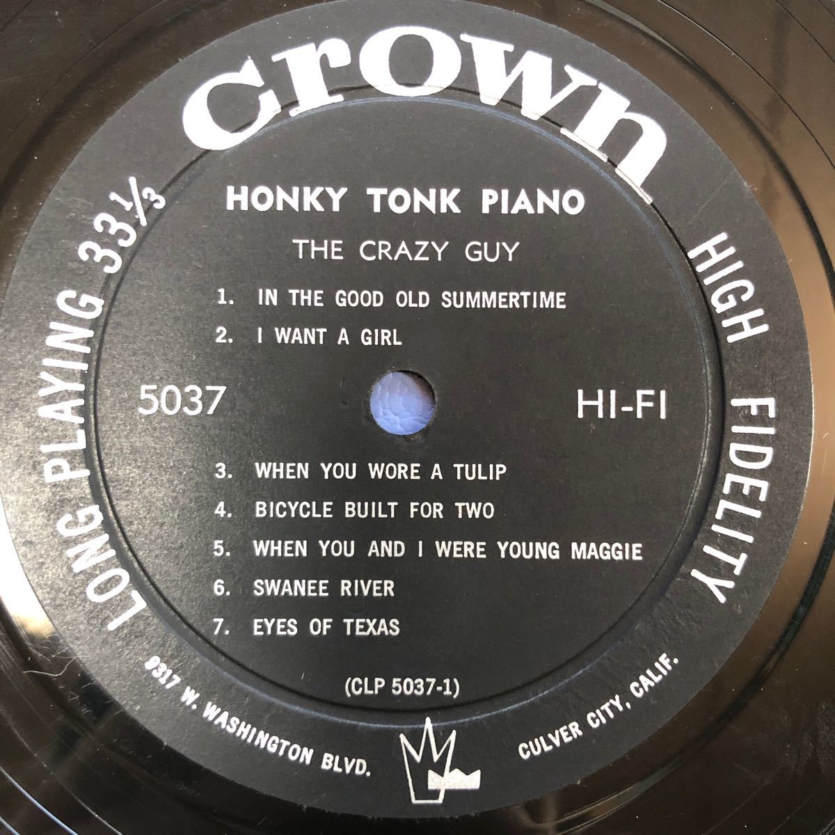 【やや傷や汚れあり】V LP Honky Tonk Piano THE CRAZY GUY レコード 5点以上落札で送料無料の落札情報詳細 ...