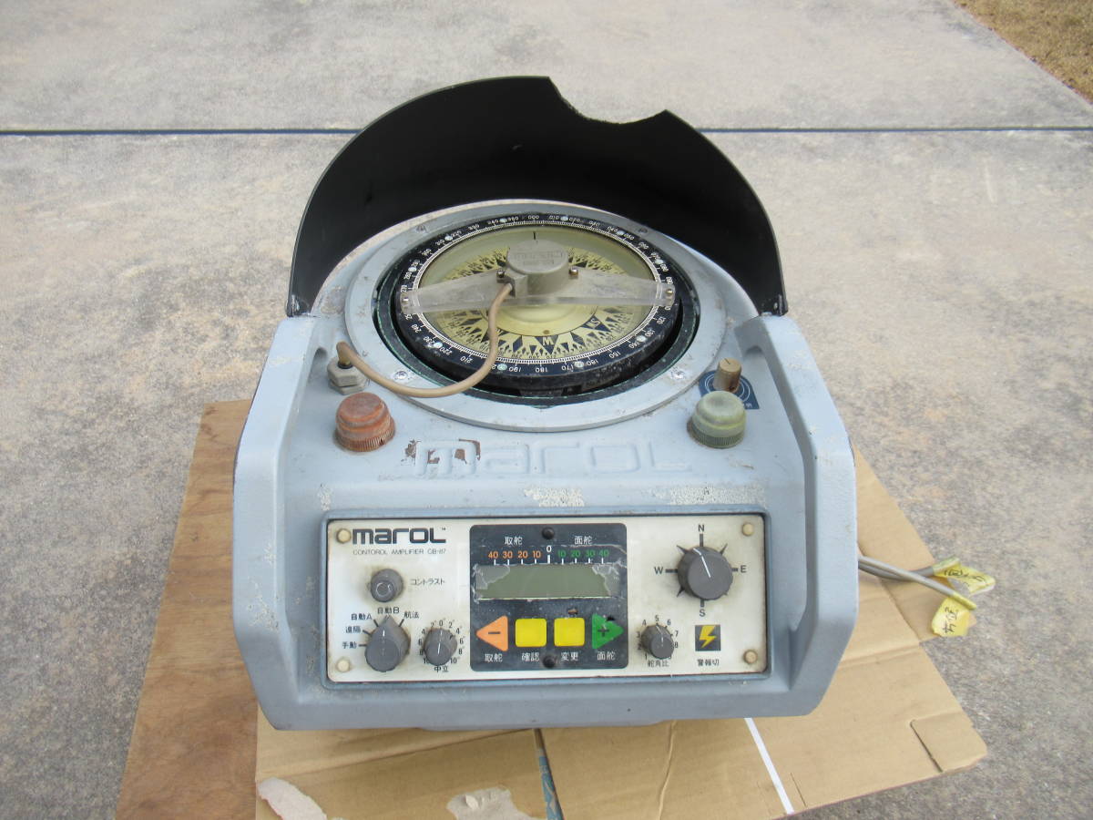 【傷や汚れあり】 動画有 マロール CB-87 オートパイロット marol ジャンク扱い コンパス MMS-20 中古の落札情報詳細 ...