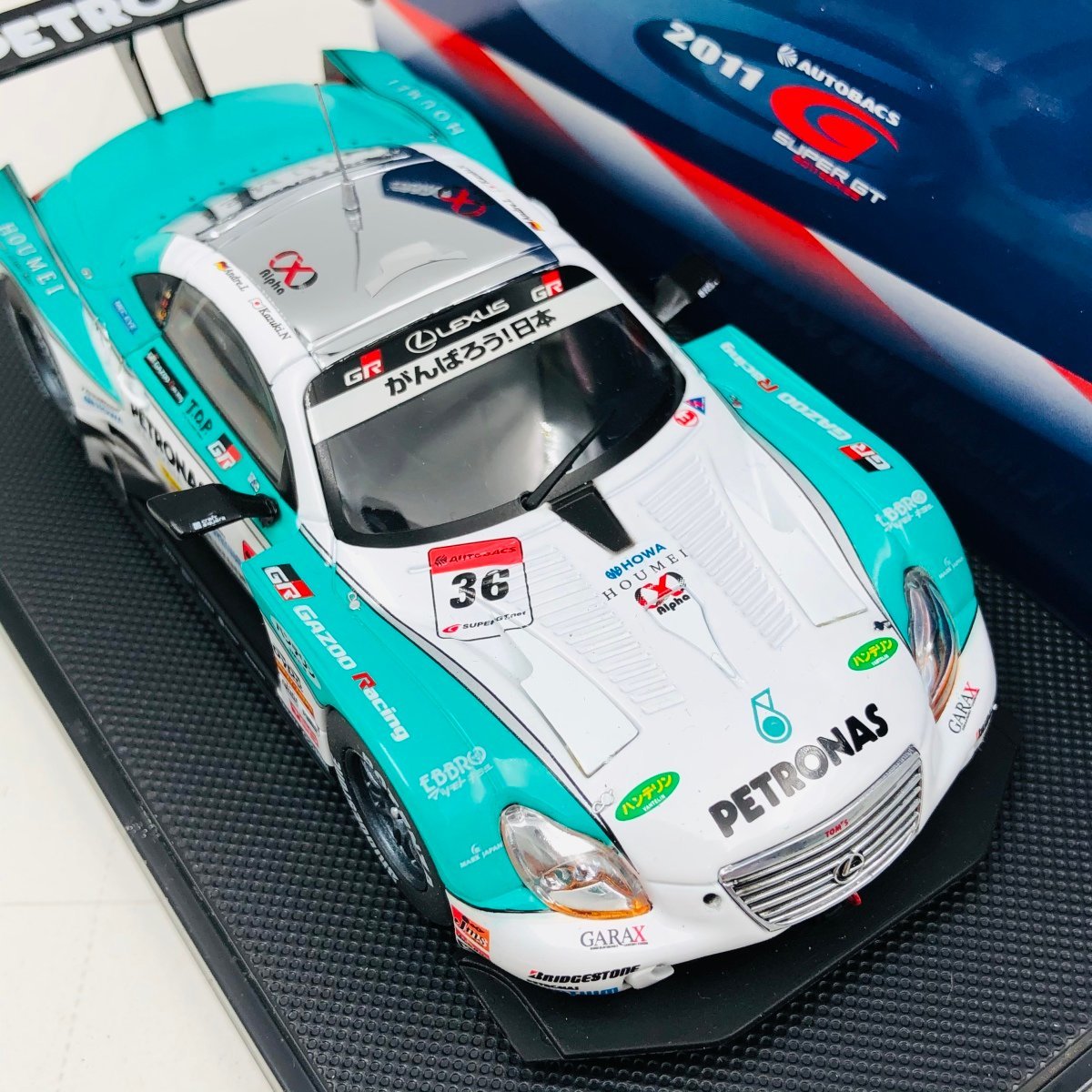 【やや傷や汚れあり】中古品 EBBRO エブロ 1/43 SUPER GT500 PETRONAS TOM'S SC430 ペトロナス トムス ...