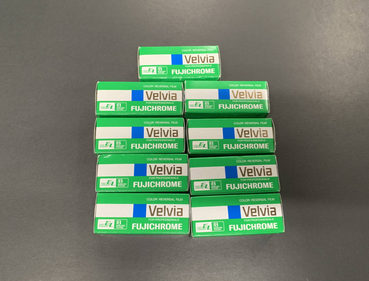 【未使用】FUJIFILM FUJICHROME COLOR REVERSAL FILM Velvia RVP120 DAYLIGHT 9本 ...