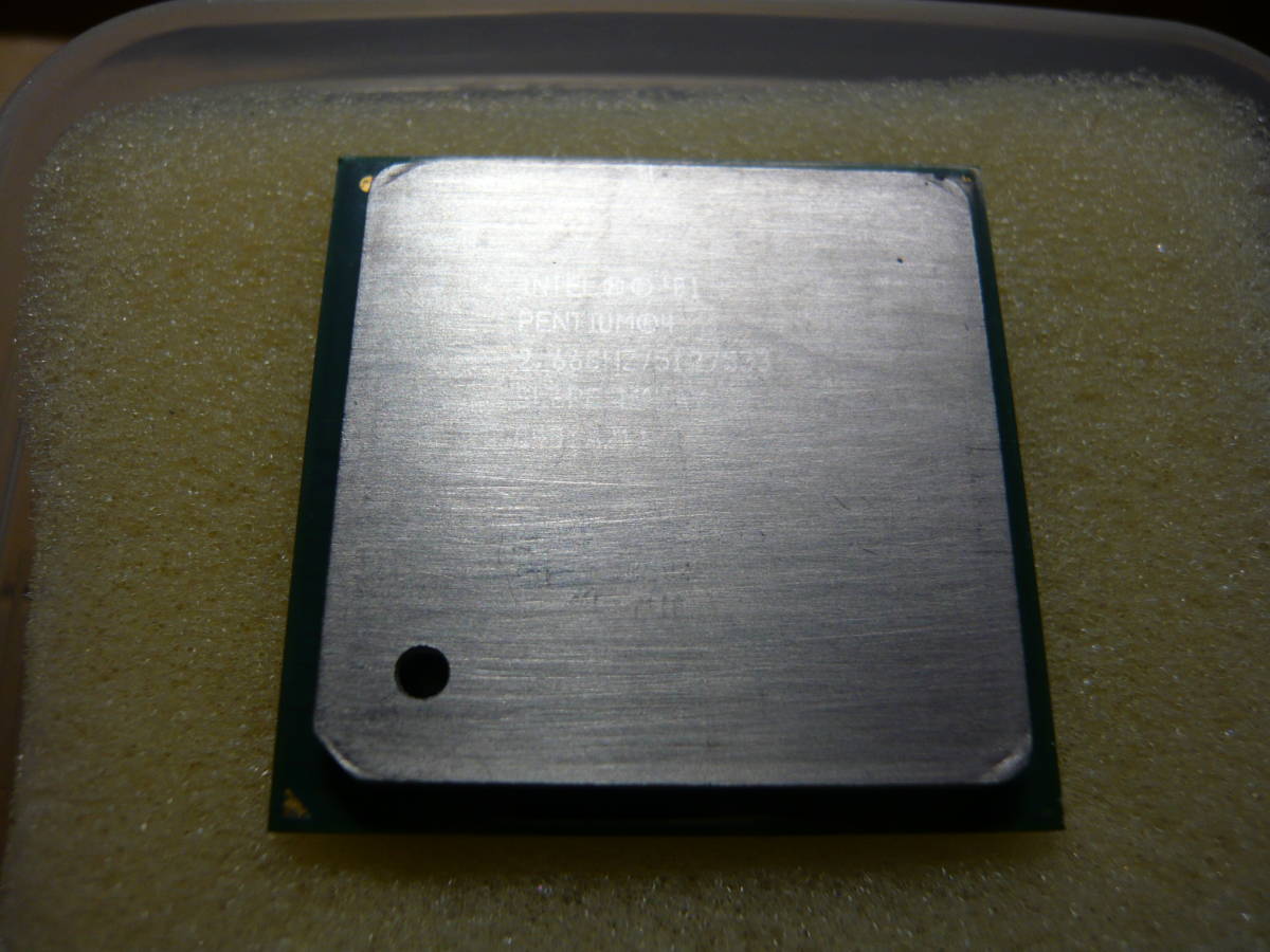【目立った傷や汚れなし】Intel Pentium 4 2.66GHz SL6PE 512KBの落札情報詳細 - ヤフオク落札価格検索 オークフリー