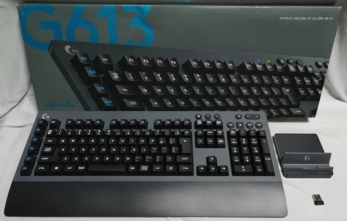 【全体的に状態が悪い】【1円スタート】ジャンク G613 ワイヤレス 無線 USB受信機 Bluetooth ゲーミングキーボード ブラック【Logicool / ロジクール】の落札情報詳細 ...
