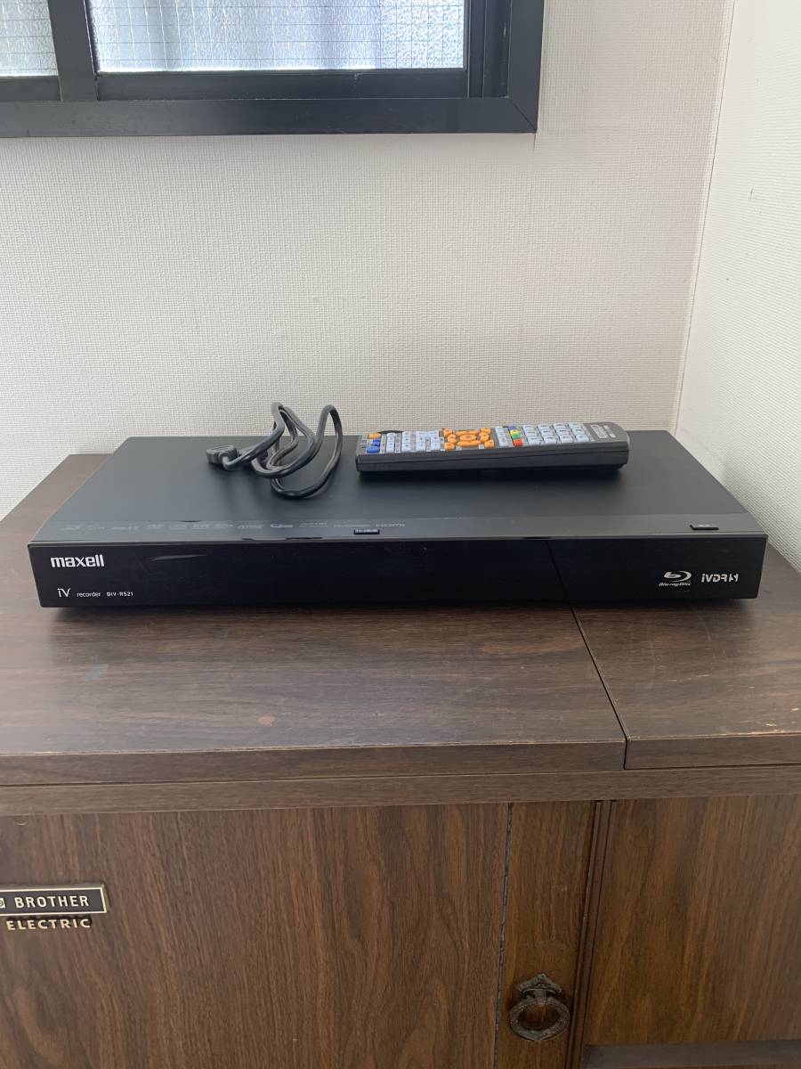 【やや傷や汚れあり】★マクセル Maxell BIV-R521 ブルーレイディスクレコーダー HDD内蔵 500GB iVDRスロット搭載 ...