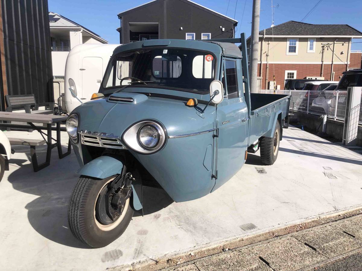 【走行距離 90,500 km】動画あり 超希少マツダ T2000 実働 希少10尺 目立ちます！ オート三輪 旧車 昭和レトロ 絶版車 昭和 ...