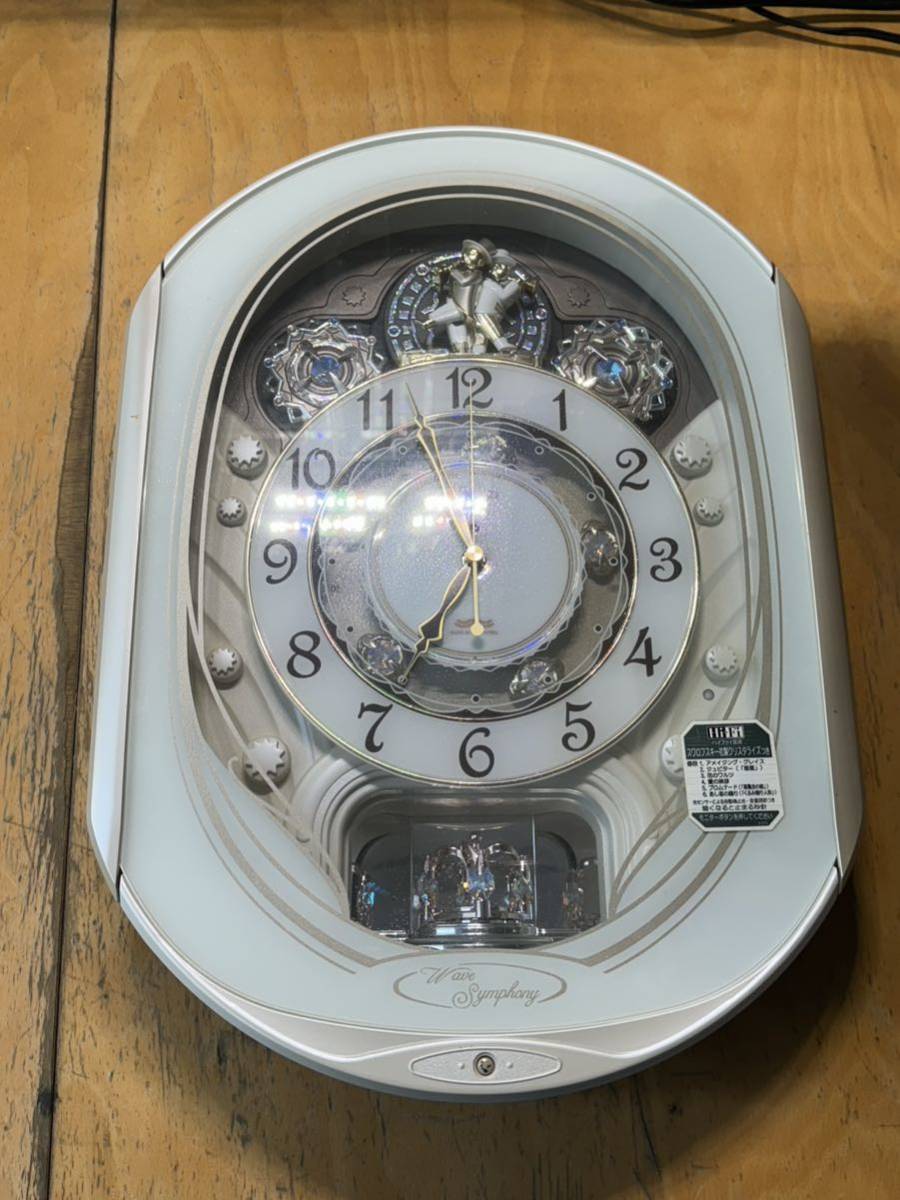 【傷や汚れあり】SEIKO セイコー タイムクリエーション RE565H電波時計 ウェーブシンフォニー からくり時計 ジャンク品の落札情報詳細 ...