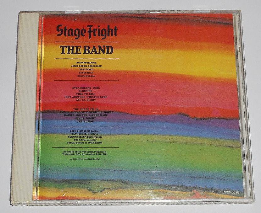 【傷や汚れあり】89年東芝EMI盤『Stage Fright＊The BAND』ザ・バンド★1970年全米5位★発売年CDによってミックス担当 ...