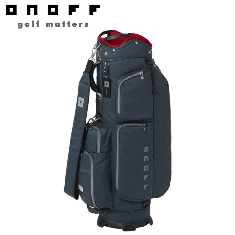 【未使用】ONOFF Caddie Bag OB0221 【オノフ】【キャディバッグ】【0221】【9.0型】【グレー】【CaddyBag】の落札情報詳細 - ヤフオク落札価格検索 オークフリー
