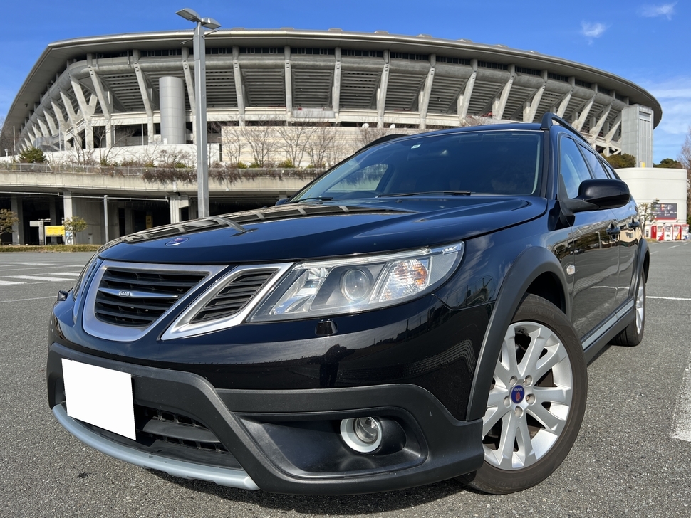 【走行距離 129,500 km】希少車!! SAAB末期のスパイカー傘下時代のNEWモデル!! サーブ9-3X XWD 4WD 2L直 ...