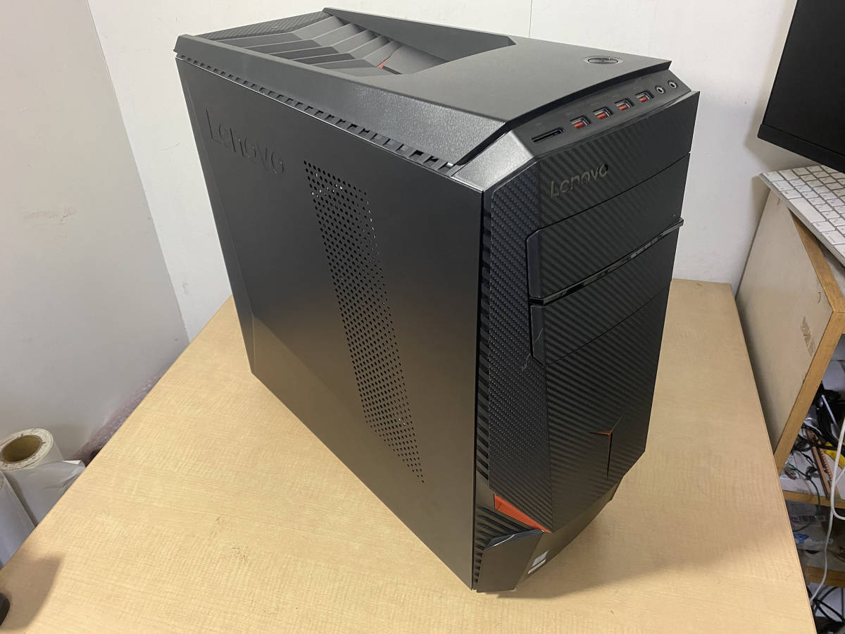 【やや傷や汚れあり】【5】Lenovo ideacentre Y700-34ISH core i7-6700 3.4GHz/16GB/SSD120GB+HDD1TB/ゲーミングPC ...