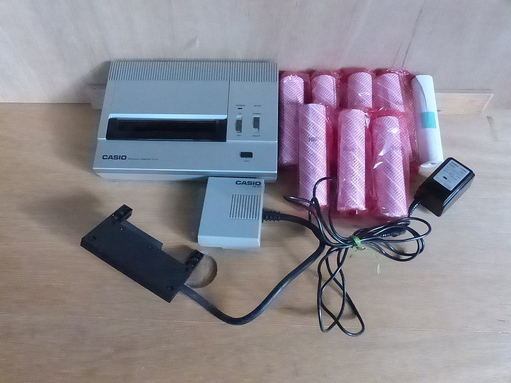【やや傷や汚れあり】CASIO FP-40 ポケコン用プリンター 取説・SB-44・ロール紙付属 動作未確認・ジャンクの落札情報詳細 ...