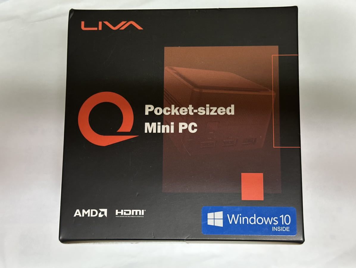 【未使用に近い】ECS LIVA Q3 Plus Pocket-sized Mini PC Ryzen Embedded V1605B 8GB ...