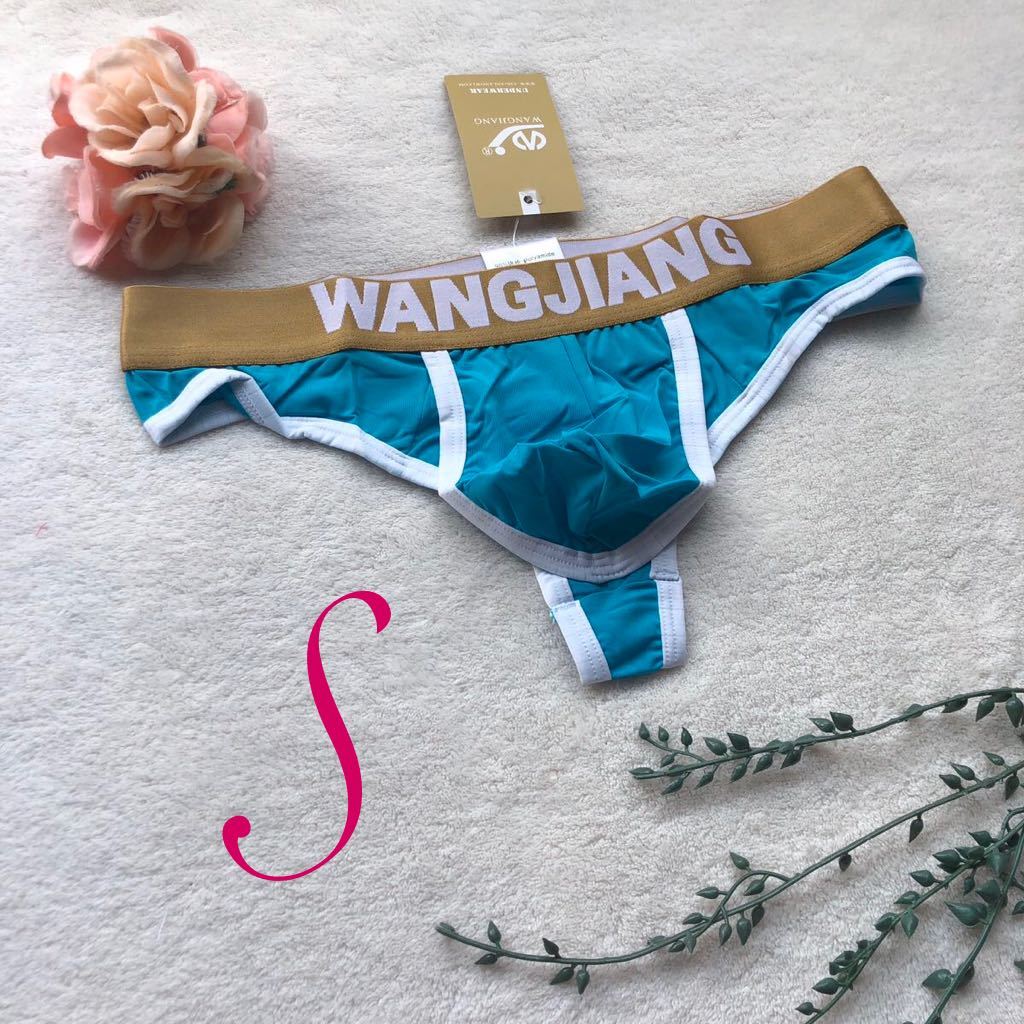【未使用】新品 メンズ Sサイズ WANGJIANG 触り心地超いい スカイブルー 実はリング 穴あきTバック ショーツ パンツ 下着 ビキニ ブリーフの落札情報詳細 - ヤフオク落札価格検索 ...