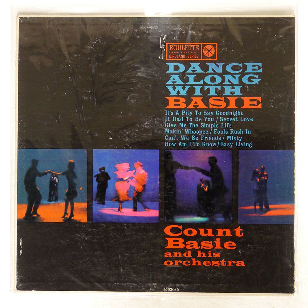 【やや傷や汚れあり】米 COUNT BASIE ORCHESTRA/DANCE ALONG WITH BASIE/ROULETTE ...