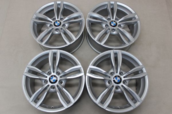 【やや傷や汚れあり】BMW用 MAK ルフト 17インチ 7.5J +37 PCD 120 5穴 4本 3シリーズ E90 E91 F30 F31 F34 4シリーズ F32 F36 社外 ...