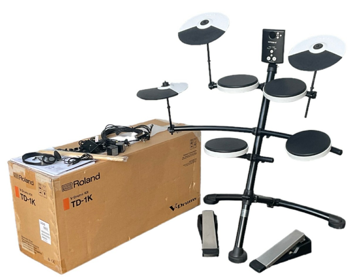 【やや傷や汚れあり】【動作品！！付属品全部有り】 Roland TD-1K 電子ドラム ローランドの落札情報詳細 - Yahoo!オークション落札価格検索 オークフリー