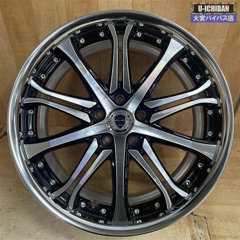 【傷や汚れあり】WORK シュヴァート SC6 19インチ 8J +47 +45 5H 114.3 4本 VOXY エスクァイア ステップワゴン ヴェゼル オデッセイ MAZDA3 アクセラ ...