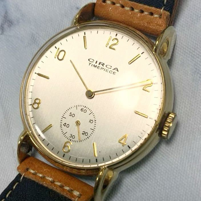 【やや傷や汚れあり】E150 サーカ CIRCA タイムピース スモセコ CT114RG【現状品】中古品 アイボリー 文字盤 2針式 メンズ 腕時計 ゴールドカラーの落札情報詳細 ...