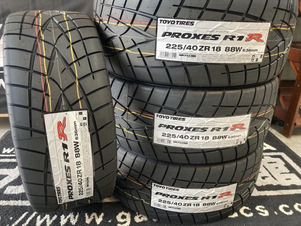 【未使用】 在庫あり! 4本Set【24年製】225/40R18 225/40-18 TOYOプロクセスR1R 86 BRZ シビック GRヤリス カローラスポーツ ゴルフGTI 車検 タイヤ ...