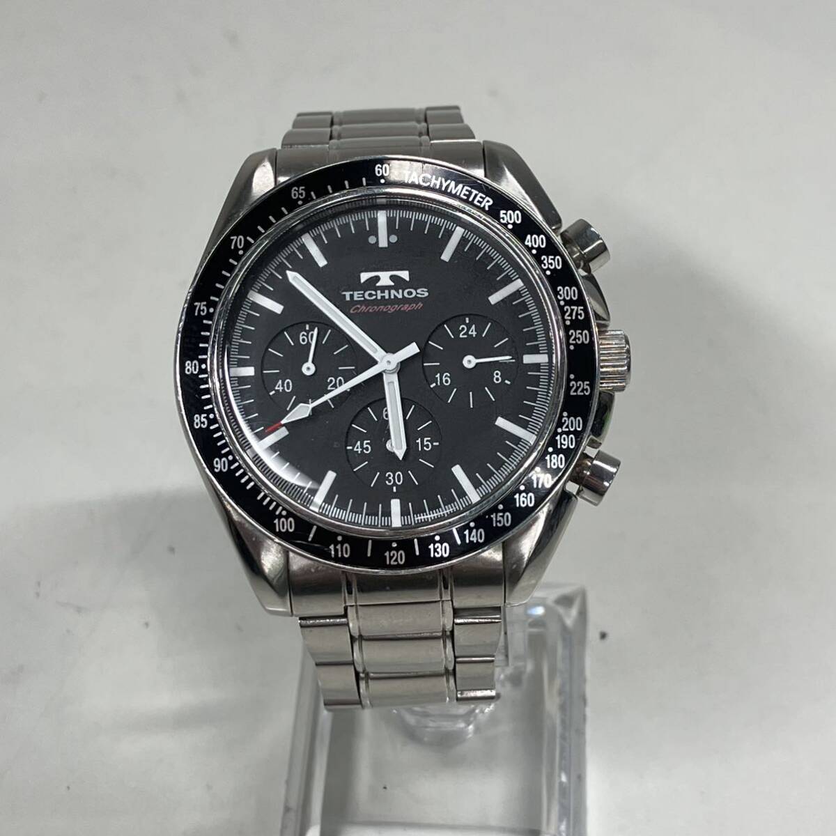 【やや傷や汚れあり】TECHNOS テクノス TGM615 CHRONOGRAPH クロノグラフ クォーツ QZ メンズ 腕時計 5 サ ス 12の落札情報詳細 - ヤフオク落札価格検索 オークフリー