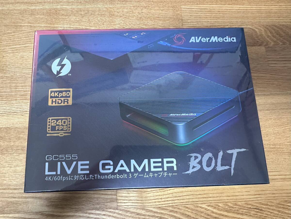 【未使用】 新品・未開封〈シュリンク付き〉 AVerMedia LIVE GAMER BOLT GC555 外付けゲームキャプチャーの落札情報詳細 - ヤフオク落札価格検索 オークフリー