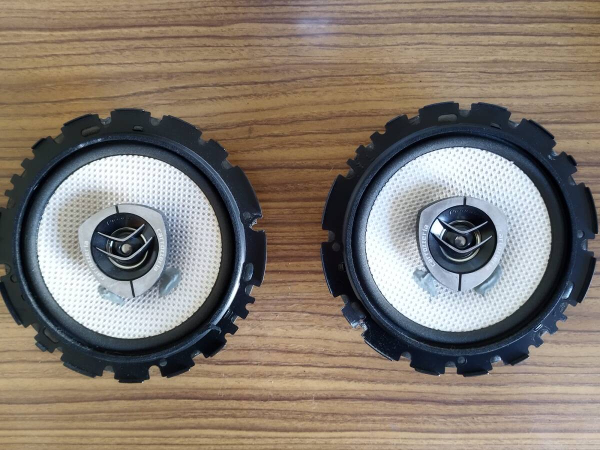 【やや傷や汚れあり】(B4312) Carrozzeria カロッツェリア TS-F16 2ウェイ コアキシャルスピーカー 150W 16cm ...