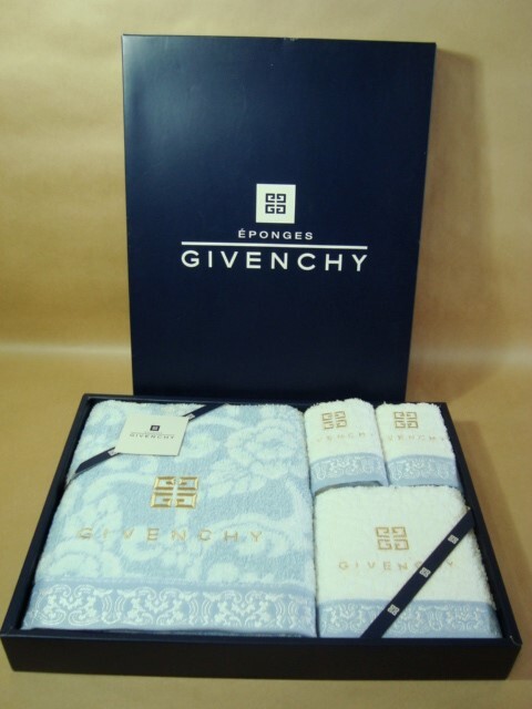 【やや傷や汚れあり】GIVENCHY ジバンシィ★タオルセット★バスタオル1P フェイスタオル1P ゲストタオル2P★未使用保管品の落札情報詳細 - ヤフオク落札価格検索 オークフリー