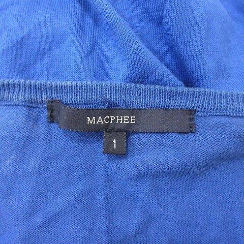 【やや傷や汚れあり】マカフィー MACPHEE トゥモローランド カーディガン カットソー 長袖 1 青 ブルー /YI レディースの落札情報詳細 - Yahoo!オークション落札価格検索 ...