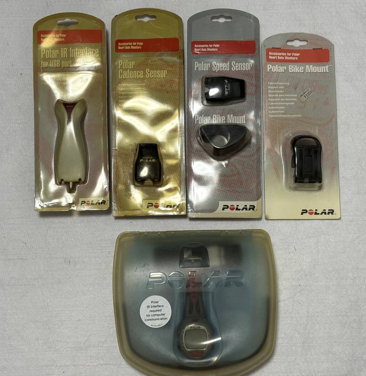 【全体的に状態が悪い】☆USED☆ ポラール Polar S710 ハートレートモニター 本体一式 速度・ケイデンス各センサー USB接続 ...