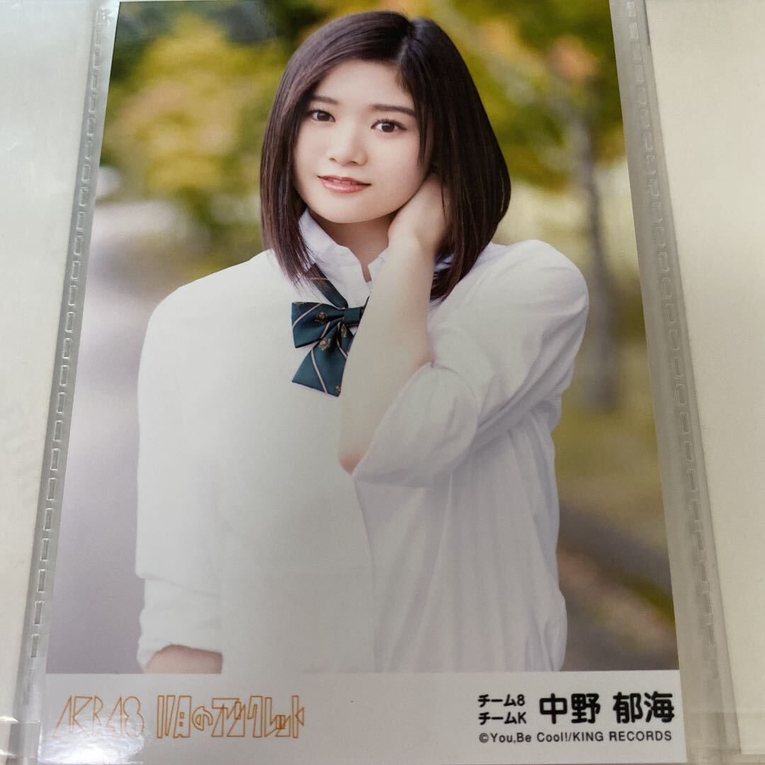 【目立った傷や汚れなし】【1スタ】AKB48 中野郁海 11月のアンクレット 劇場盤 生写真 チーム8 1円スタートの落札情報詳細 - ヤフオク落札価格検索 オークフリー