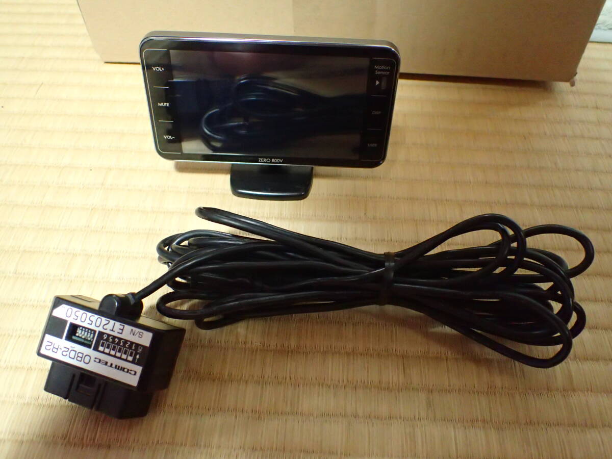 【傷や汚れあり】COMTEC ZERO 800V OBD2-R2 OBDII接続アダプターレーダー探知機 コムテックの落札情報詳細 - ヤフオク落札価格検索 オークフリー