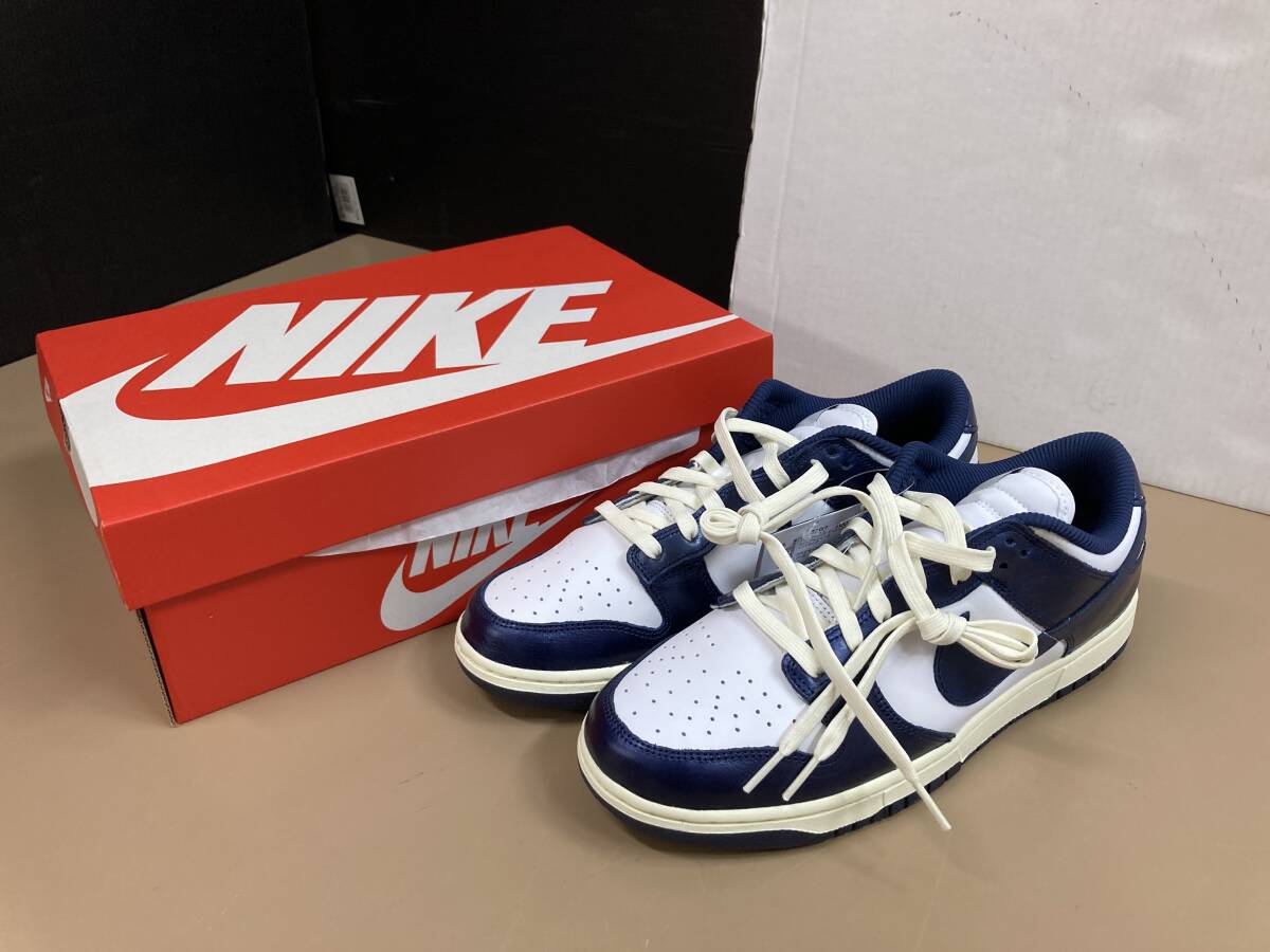 【未使用】S153[08]S48(靴) 未使用② NIKE WMNS DUNKLOW PRM FN7197-100 28.5㎝ ホワイト/ミッドナイトネイビー 5/24出品の落札情報詳細 ...