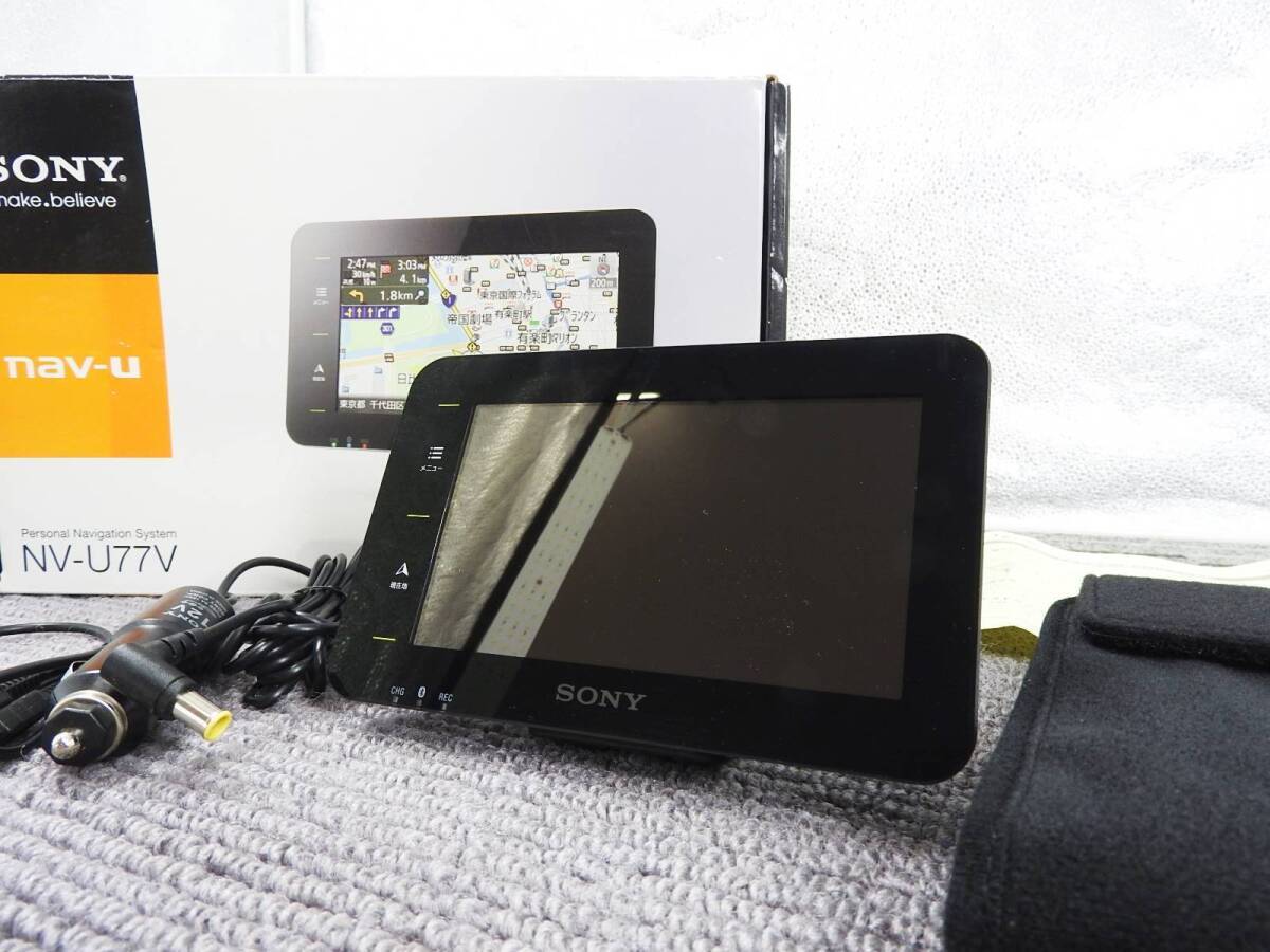 【目立った傷や汚れなし】【美品】SONY ソニー★4.8V型 ポータブルカーナビ nav-u NV-U77V 高性能 タッチパネル★動作品「管理№NR1642」の落札情報詳細 - Yahoo ...