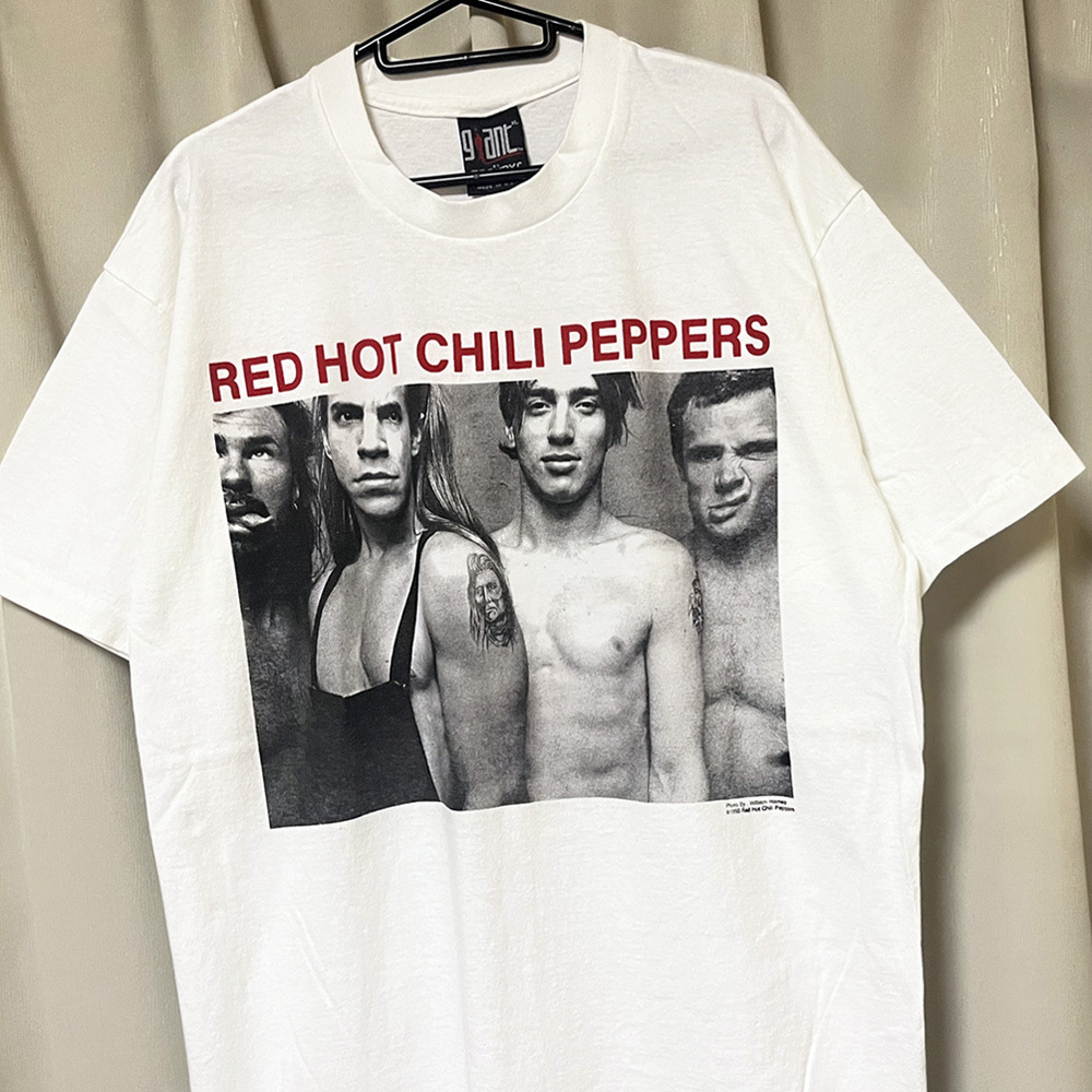 【未使用】xlサイズ レッチリ レッドホットチリペッパーズ Red Hot Chili Peppers Tシャツ Rhcp ピクチャー フォト (90s ビンテージ Usa製 Giant)の
