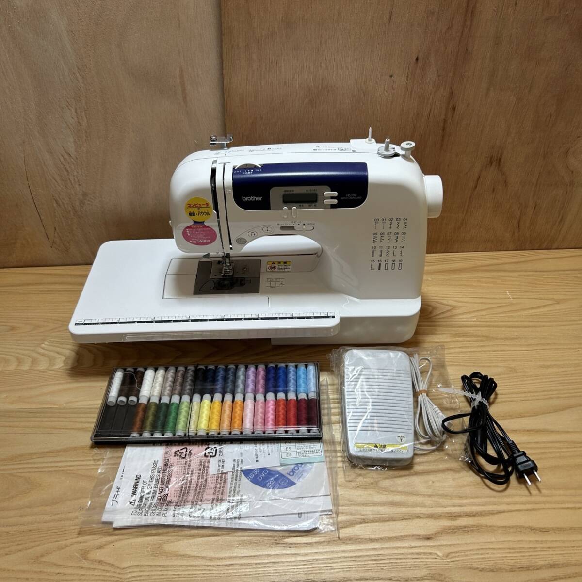 【傷や汚れあり】☆動作品 brother ブラザー HS301 CPS42 コンピューターミシン 電子 ミシン 手工芸 手芸 裁縫 糸/フットペダル付(中古品/現状品/保管品)☆の落札情報詳細 ...