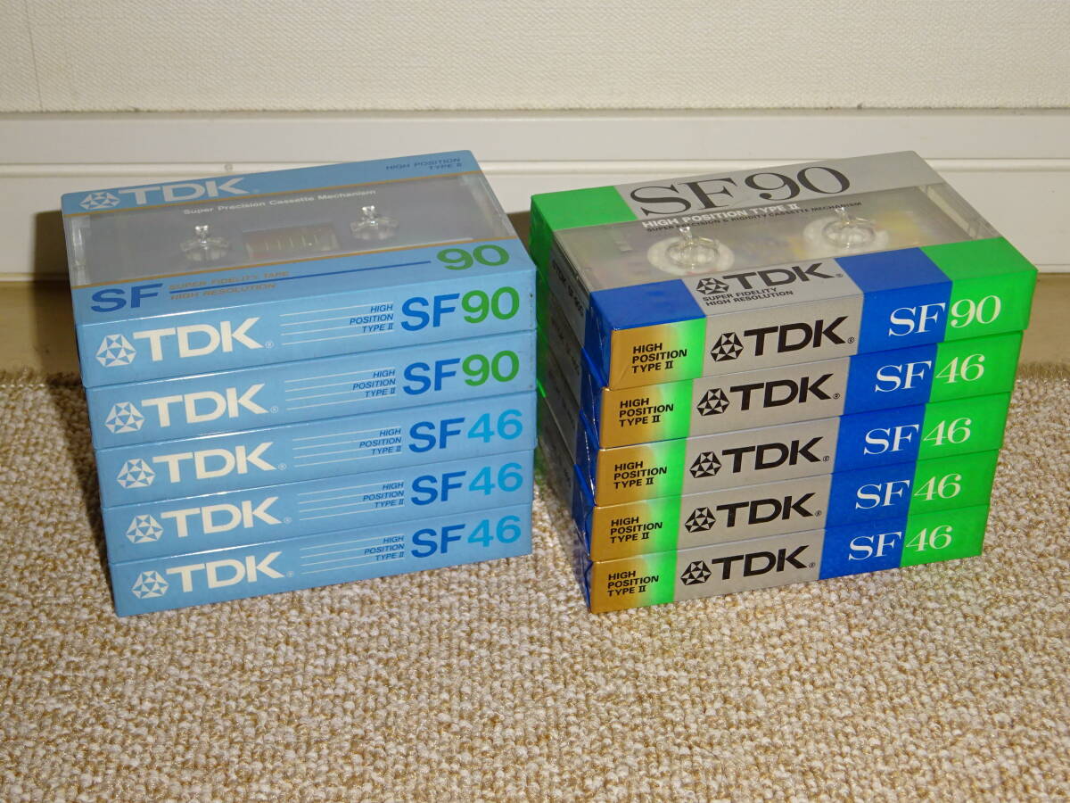 【未使用】★昔の上質なカセット①★ TDK 「SF（2世代）」 10巻セット 新品未開封 カセットテープの落札情報詳細 - ヤフオク落札価格検索 オークフリー