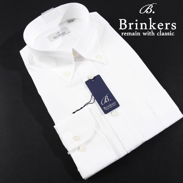 【未使用】新品1円～★Brinkers ブリンカーズ 形態安定 綿100％ 長袖ボタンダウンシャツ 39-78 M ストライプ 白 本物 5424 の落札情報詳細 - ヤフオク落札価格検索 ...