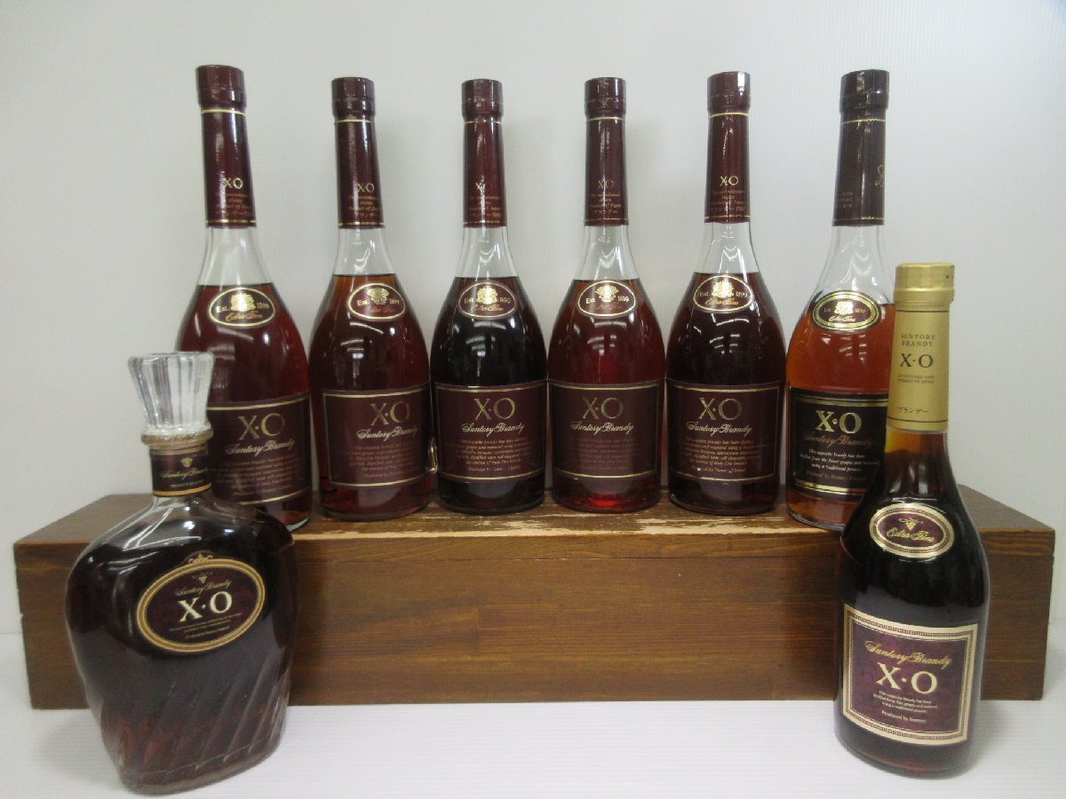 【やや傷や汚れあり】8本セット サントリー ブランデー XO SUNTORY 660-720ml 40% 国産 未開栓 古酒 発送先広島県限定 まとめて 1円スタート/6-11-3の落札情報 ...