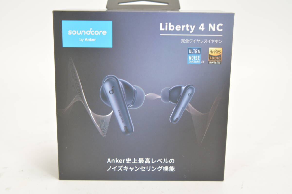 【目立った傷や汚れなし】094-m039 Anker アンカー Soundcore Liberty 4 NC サウンドコア ノイズキャンセリング 完全ワイヤレスイヤホン A3947N31 ...