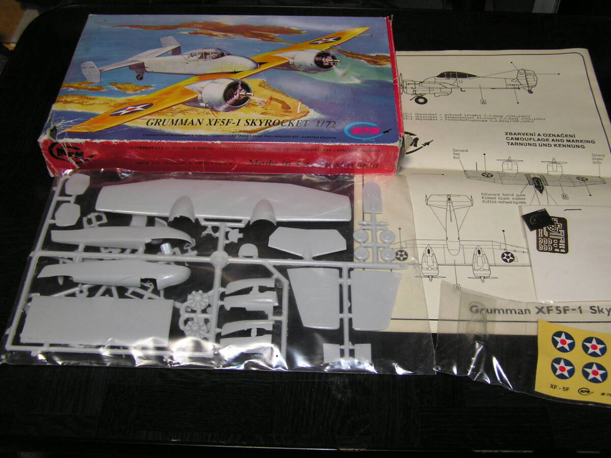 【未使用に近い】GRUMMAN グラマン XF5F-1 SUYROKET スカイロケット 試作艦上戦闘機 MPM 1/72 プラモデルの落札情報詳細 - Yahoo!オークション落札価格検索 ...