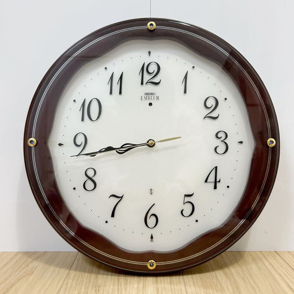 【中古】10 24-16363-23 SEIKO セイコー emblem エムブレム メロディ時計 HS352B 2.0kg 掛時計 名24の ...