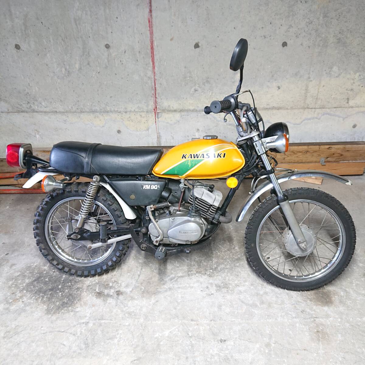 【傷や汚れあり】新潟発、エンジン実動、カワサキKM90、検索用、MS90、KE90、90sss、KH90、KE125の落札情報詳細 ...