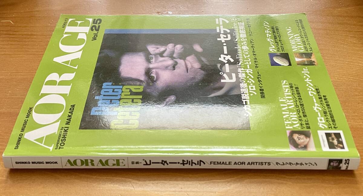 【目立った傷や汚れなし】75 AOR AGE Vol.25 Peter Cetera Grover Washington Jr. FEMALE AOR Greg Mathieson (シンコー ...