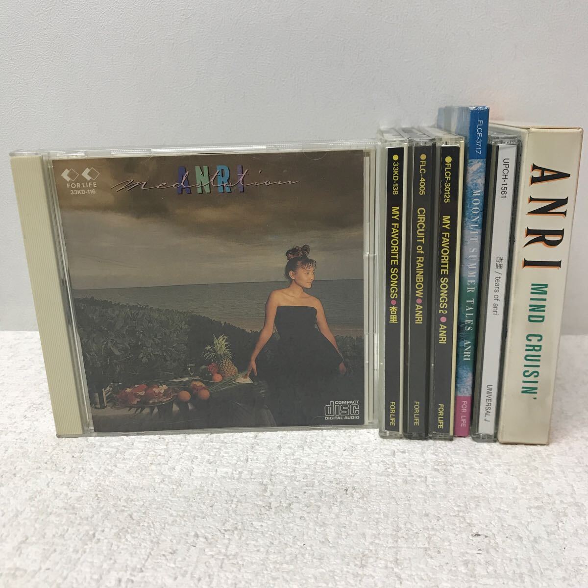 【やや傷や汚れあり】I0710A3 まとめ★杏里 ANRI CD 7巻セット 音楽 邦楽 / MY FAVORITE SONGS 1 2 / CIRCUIT of RAINBOW / MIND ...