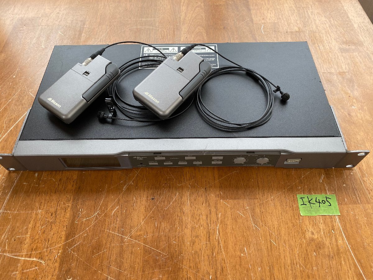 【やや傷や汚れあり】【送120サイズ】Maxon R8DB＋T8B(x2台) Wireless Microphone 確認OKの落札情報詳細 ...