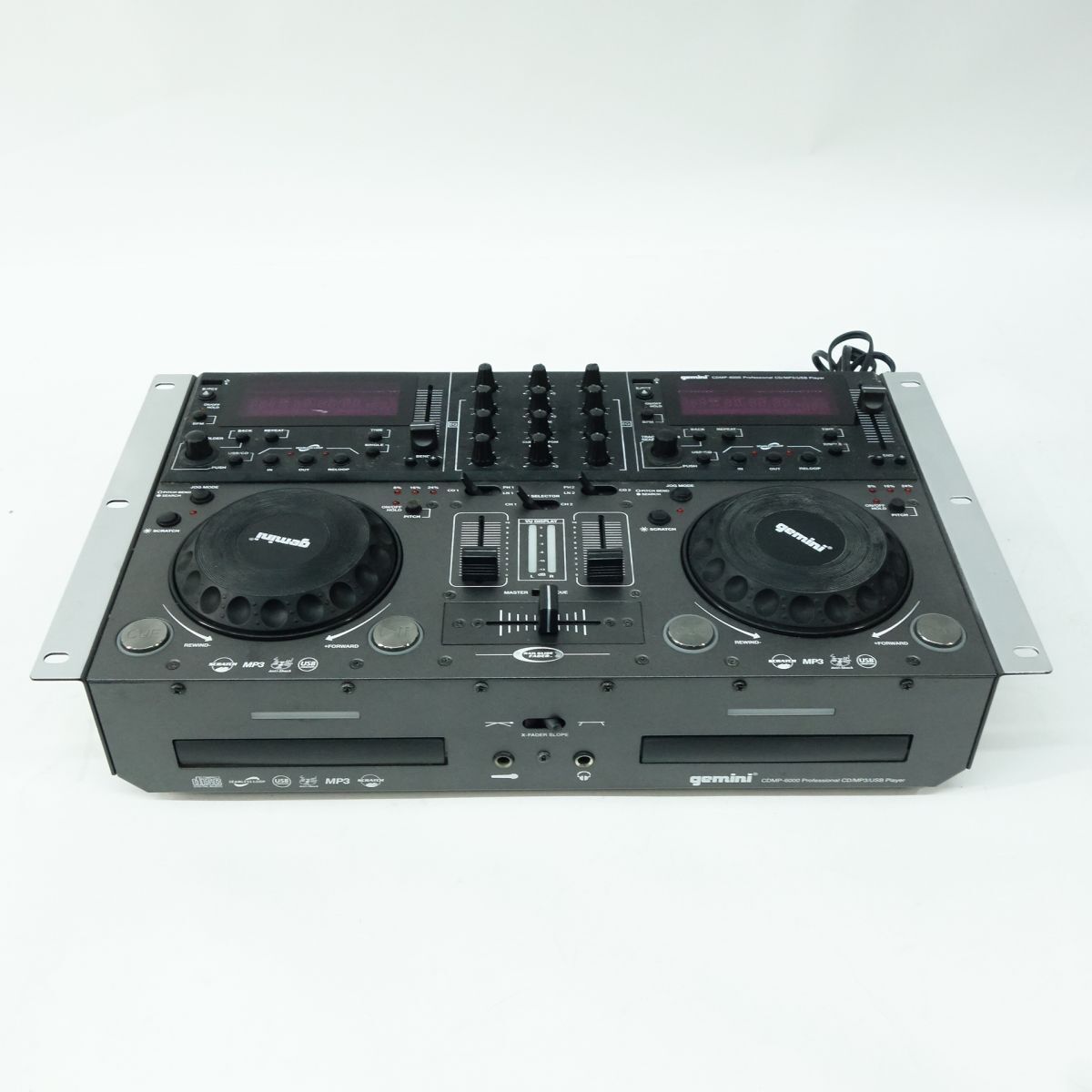 【傷や汚れあり】095 Gemini ジェミナイ CDMP-6000 Professional CD/MP3/USB Player DJ ...