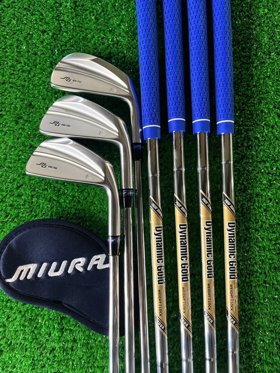 【未使用に近い】【入手困難品】三浦技研(KM-700)#4〜Pw 7本 DGツアーイシューEX S200ウェイトロック ミウラグリップ【中古美品】の落札情報詳細 - ヤフオク落札価格検索 オークフリー
