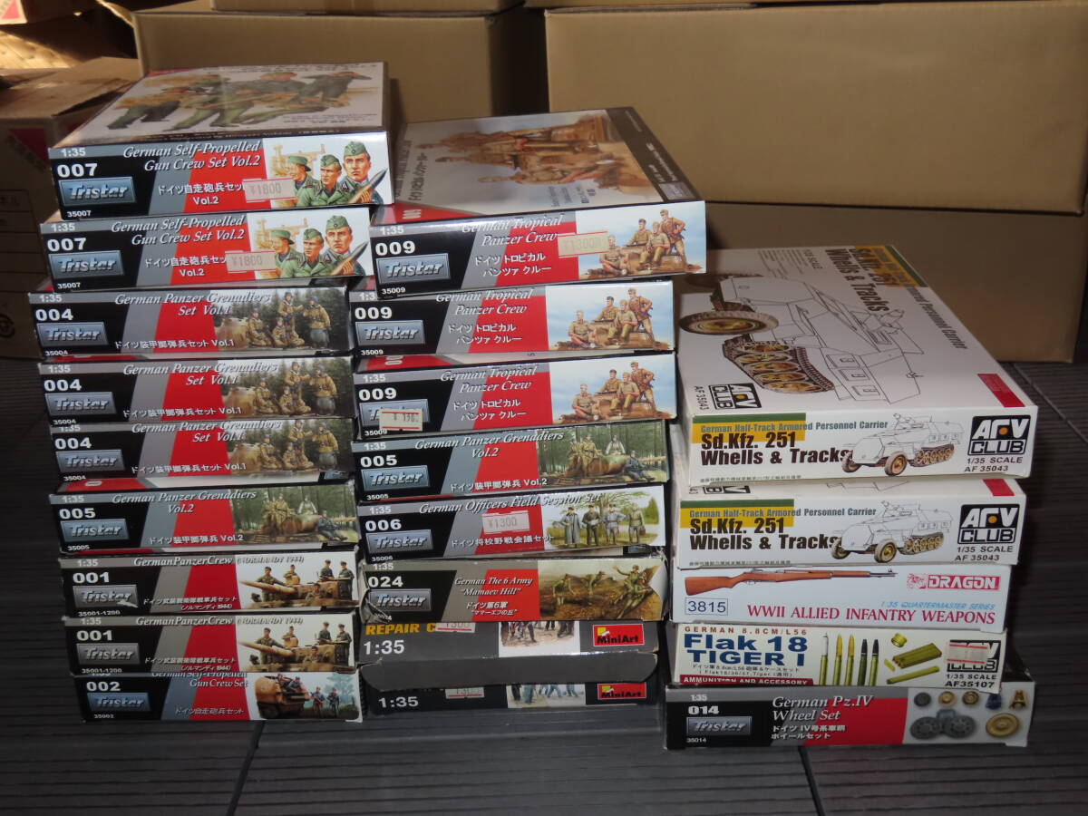 【未使用】トライスター (現 HOBBY BOSS) 005 1/35 第二次世界大戦・ドイツ 装甲擲弾兵セット AFV club 戦車など ...