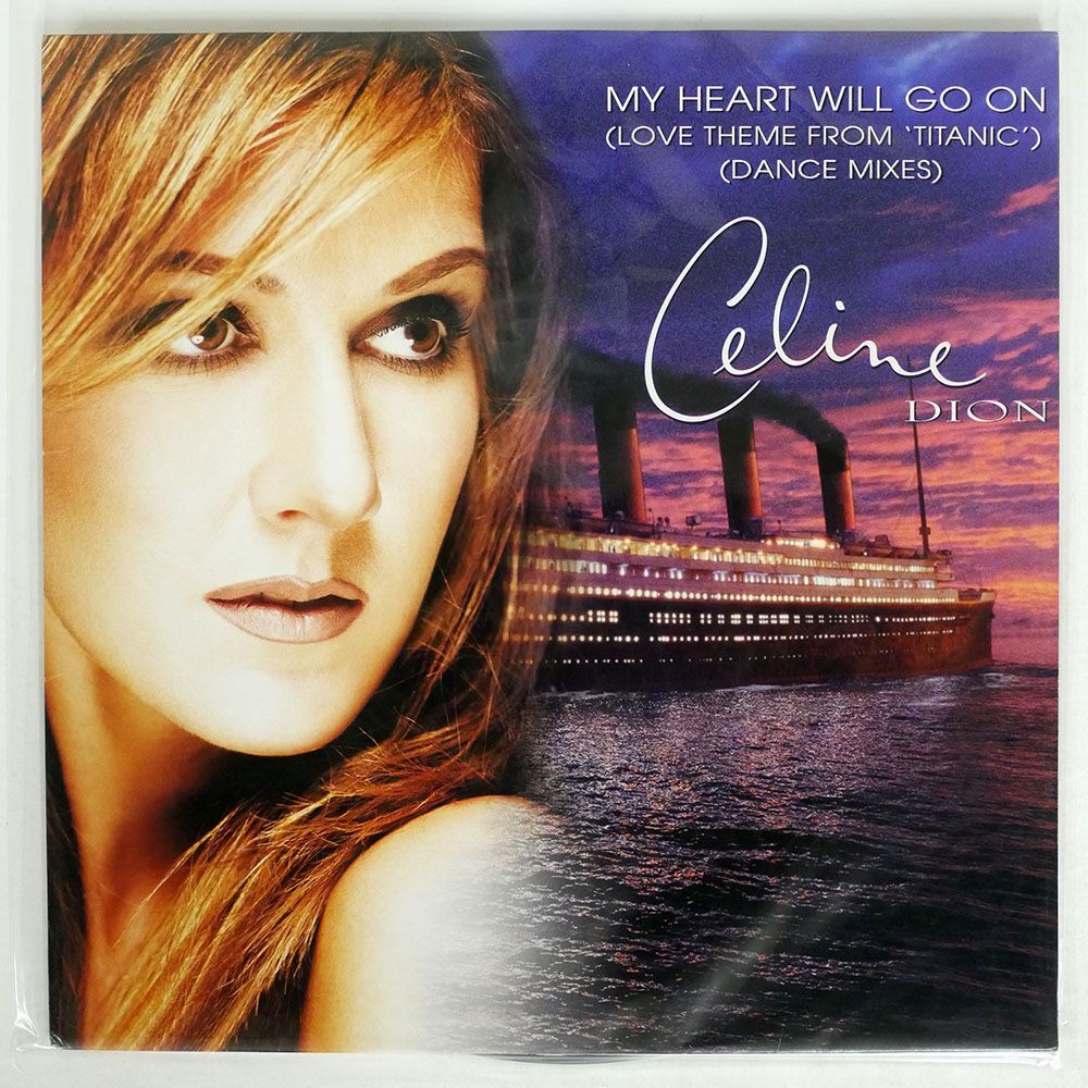 【やや傷や汚れあり】CELINE DION/MY HEART WILL GO ON (LOVE THEME FROM ’TITANIC’) (DANCE MIXES)/COLUMBIA ...